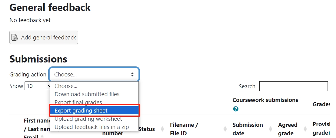Double-marking Assignment - Use grading sheet - Knowledge Base
